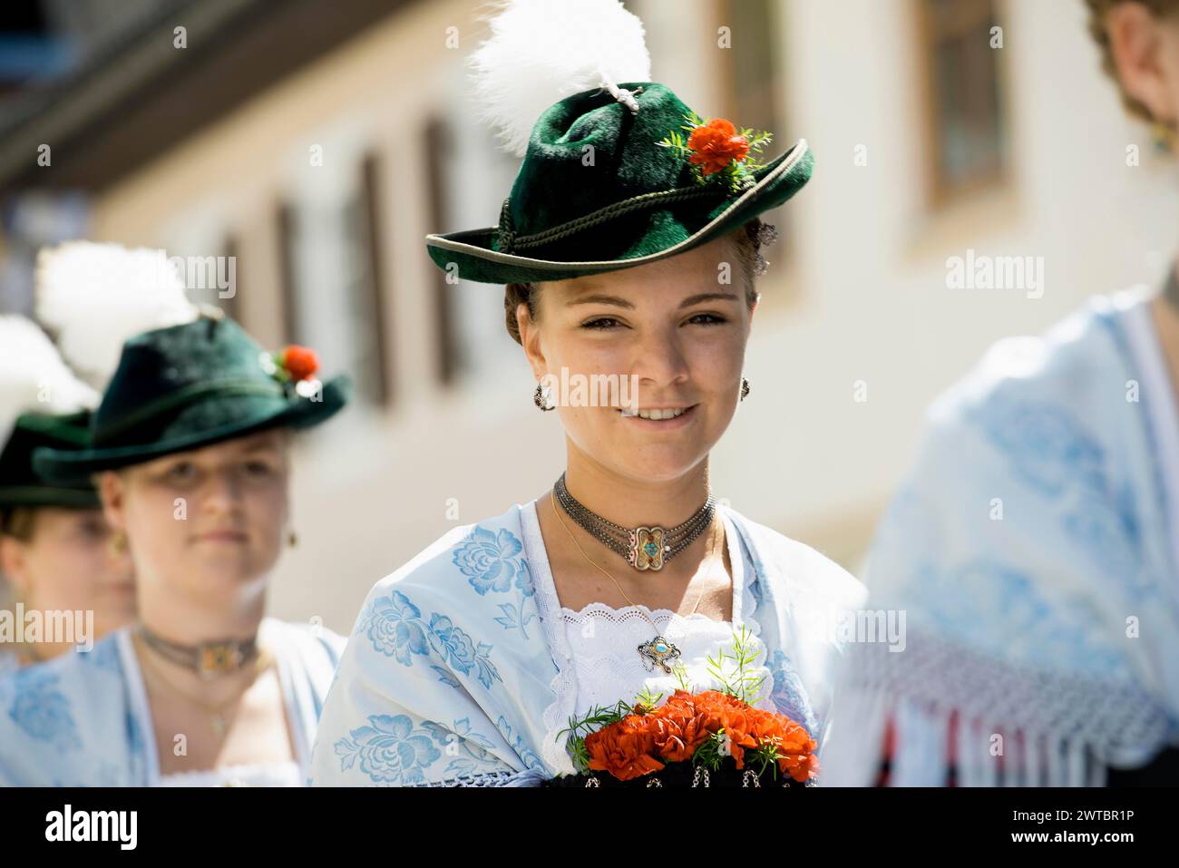 Traditional traditional costume parade, Garmisch-Partenkirchen ...