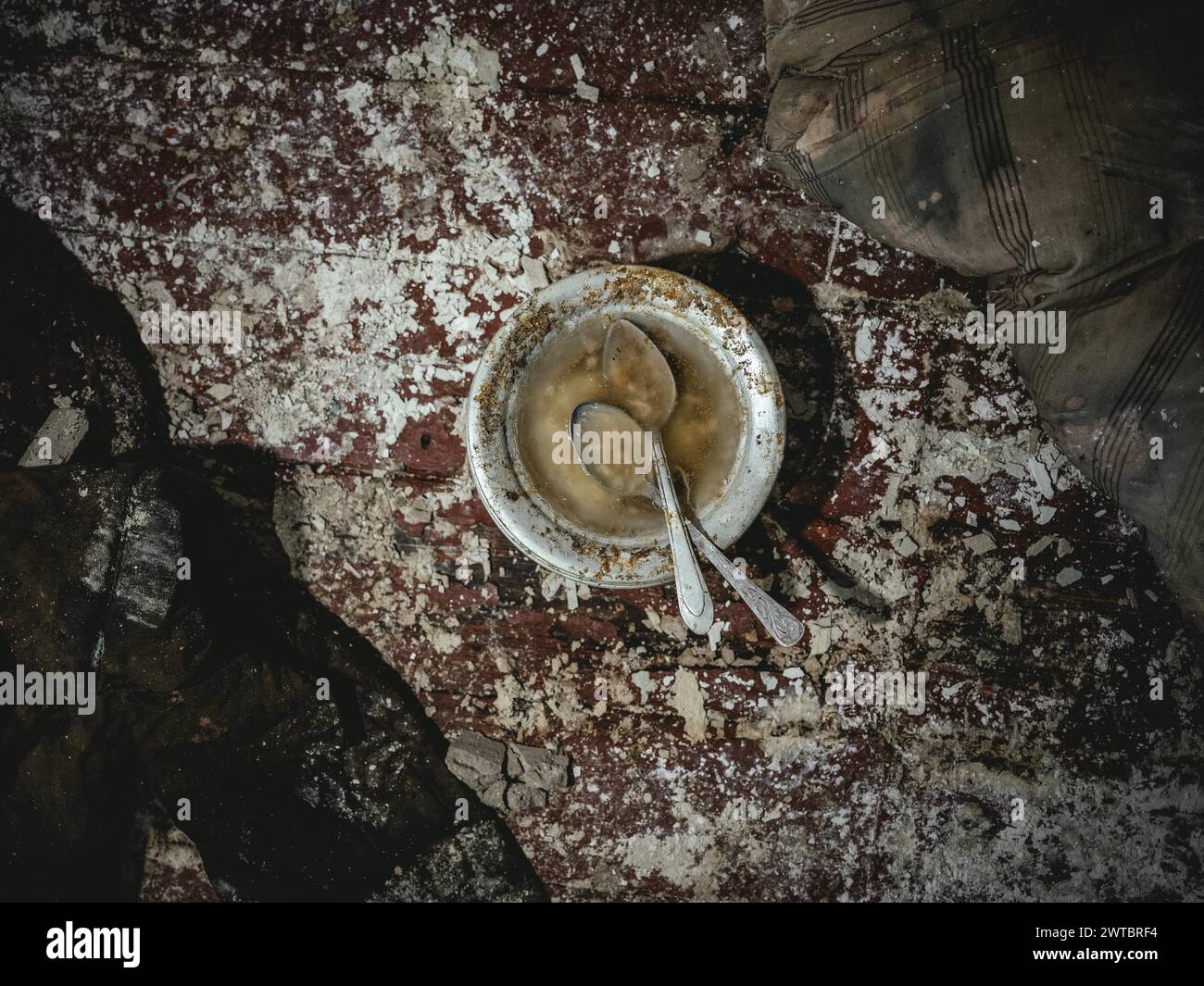 Cell in the basement of the police station. After the occupation of the ...