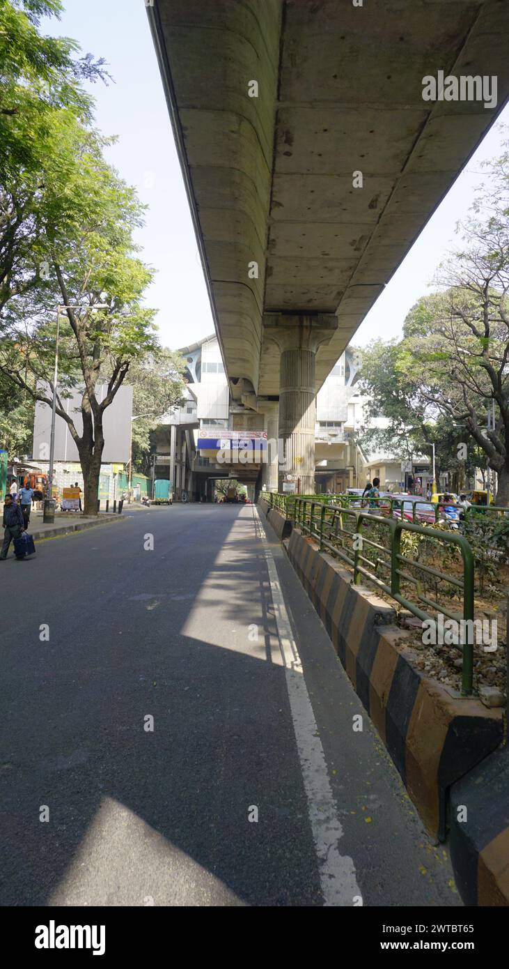 Bangalore, India - January 16 2024: Exterior View of Jayanagar metro ...