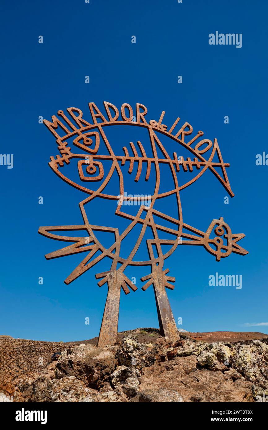 Mirador del rio sculpture cesar hi-res stock photography and images - Alamy