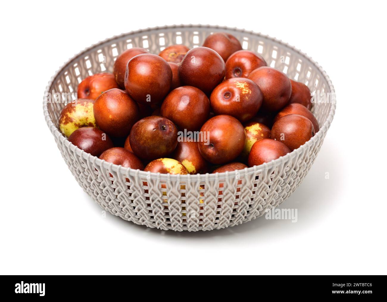 winter jujube on white background Stock Photo - Alamy
