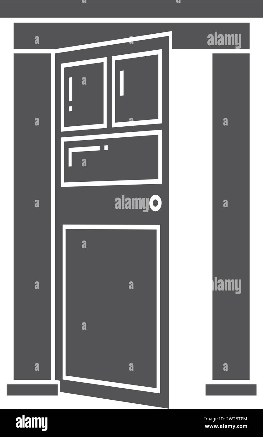 Door open in front Cut Out Stock Images & Pictures - Alamy