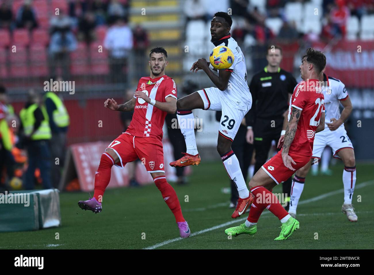 Dany Mota (Monza)Antoine Makoumbou (Cagliari)Daniel Maldini (Monza ...