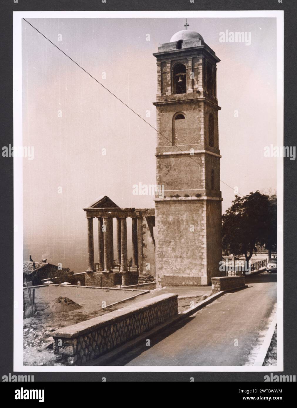 Lazio Latina Cori Temple of Hercules. Hutzel, Max 1960-1990 Distant ...