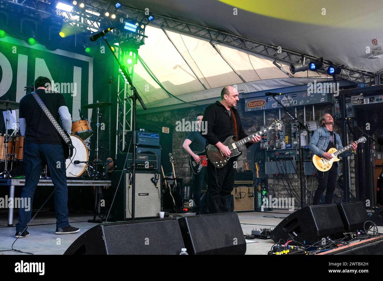 Sunny Day Real Estate live beim SPIN-Dayparty-Event im Stubbs BBQ ...