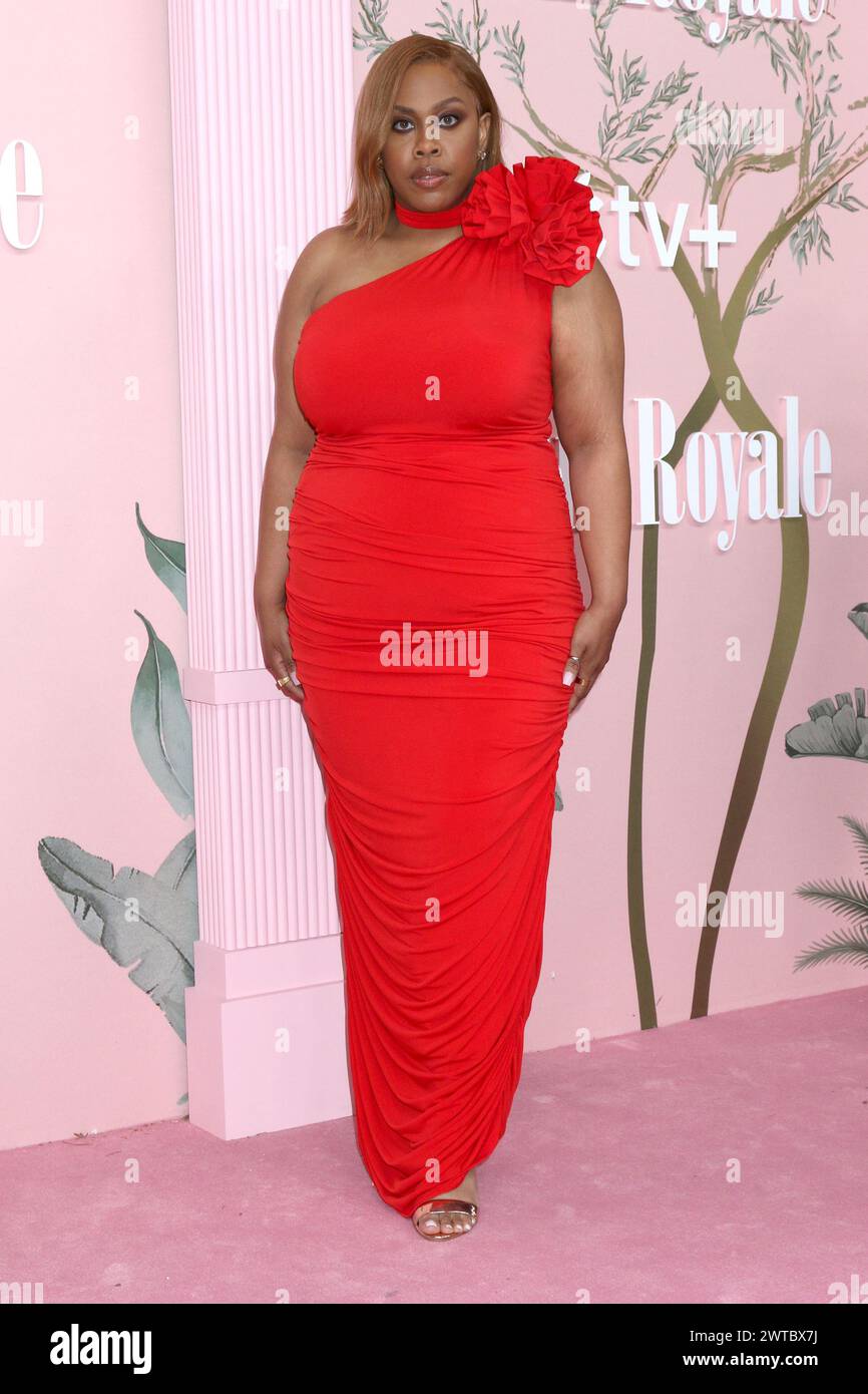 LOS ANGELES - MAR 14: Amber Chardae Robinson at the Palm Royal World ...