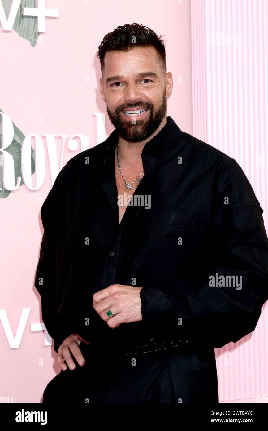 LOS ANGELES - MAR 14: Ricky Martin at the Palm Royal World Premiere ...