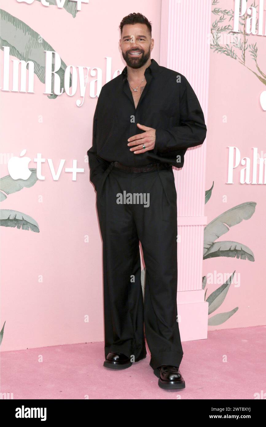 LOS ANGELES - MAR 14: Ricky Martin at the Palm Royal World Premiere ...