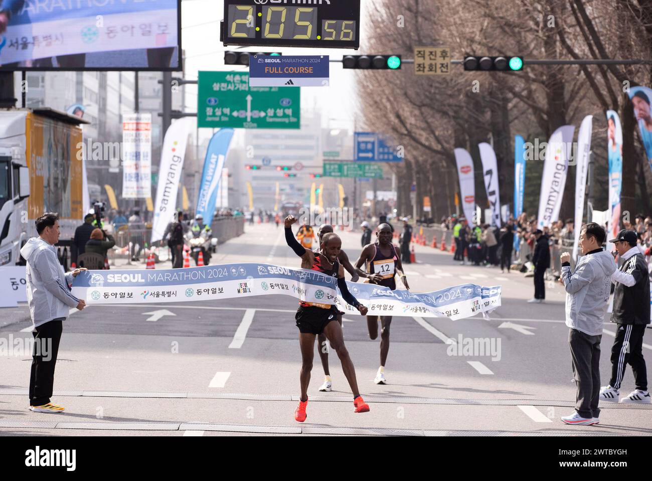 Seoul, South Korea. 17th Mar, 2024. Gold medalist Jemal Yimer Mekonnen ...