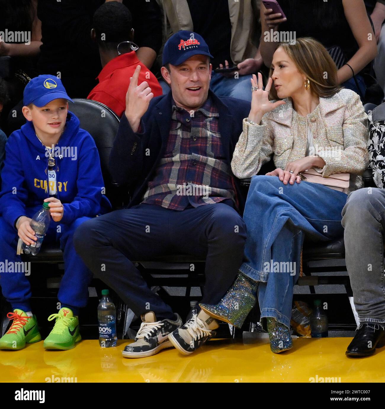 Los Angeles, United States. 16th Mar, 2024. Jennifer Lopez, Ben Affleck ...