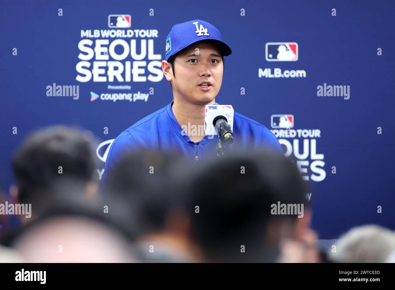 Gocheok Sky Dome, Seoul, South Korea. 16th Mar, 2024. Shohei Ohtani ...