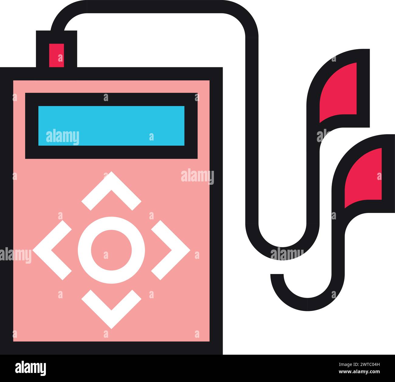 Audio mp3 player Stock Vector Images - Alamy