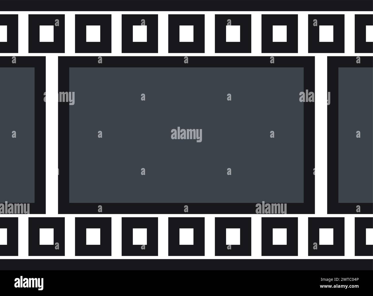 Film tape strip icon. Cinema frame symbol Stock Vector Image & Art - Alamy