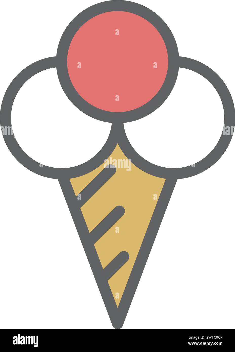 Ice cream easy Cut Out Stock Images & Pictures - Alamy
