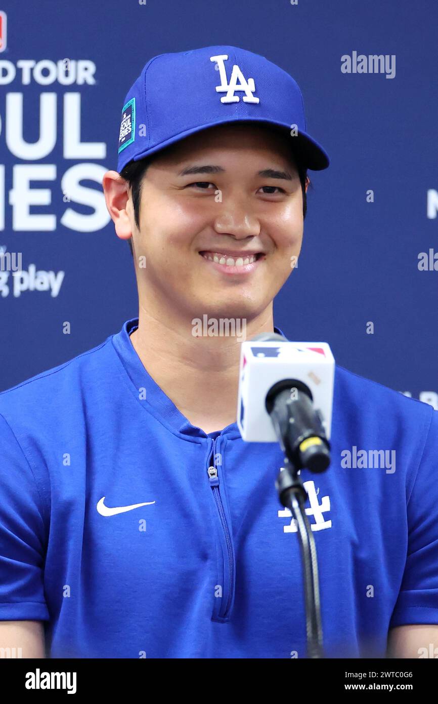 Gocheok Sky Dome, Seoul, South Korea. 16th Mar, 2024. Shohei Ohtani (Dodgers), MARCH 16, 2024 ...