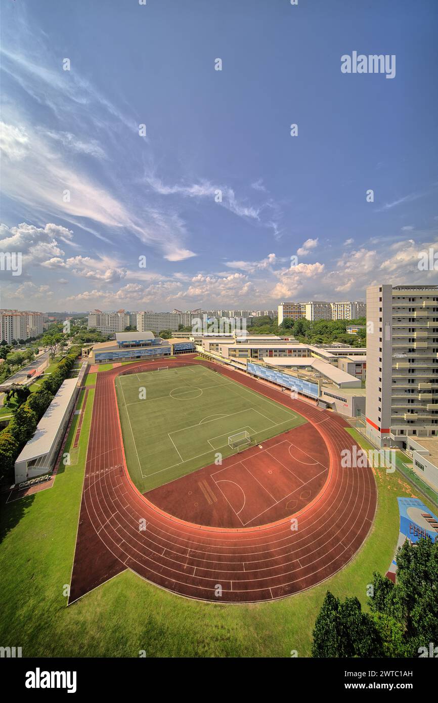 Boon Lay Estate with River Valley School Field Stock Photo - Alamy