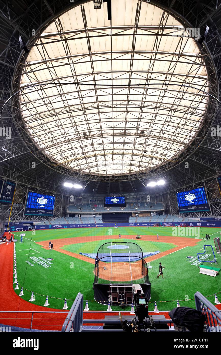 Gocheok Sky Dome/General view, MARCH 16, 2024 - Baseball : The series will be held on March 20 ...