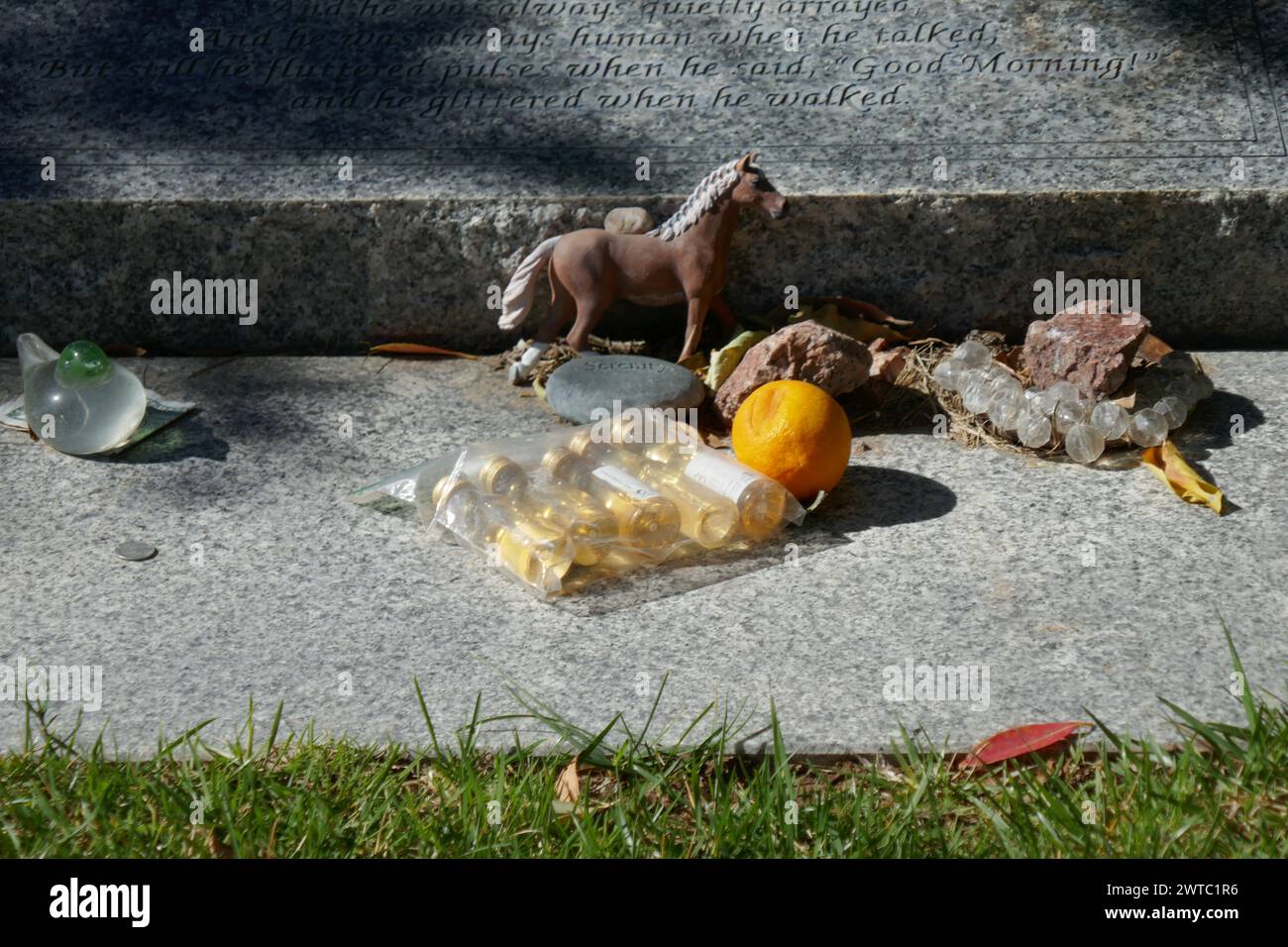 Las Vegas, Nevada, USA 8th March 2024 Actor Tony Curtis Grave in Legacy ...