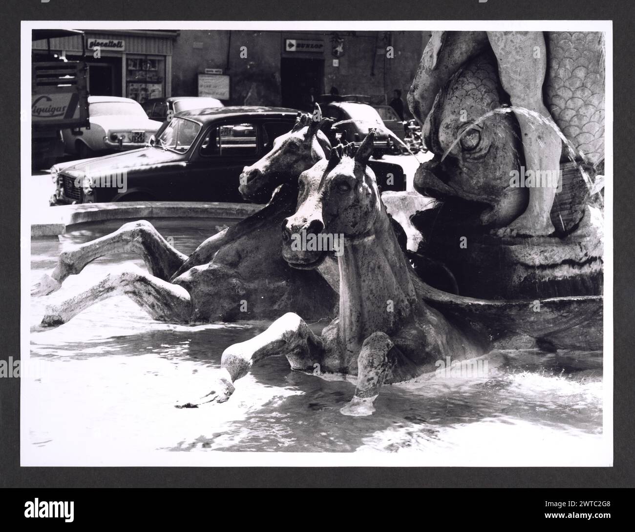 Lazio Roma Nettuno Fontana di Nettuno. Hutzel, Max 1960-1990 Post ...