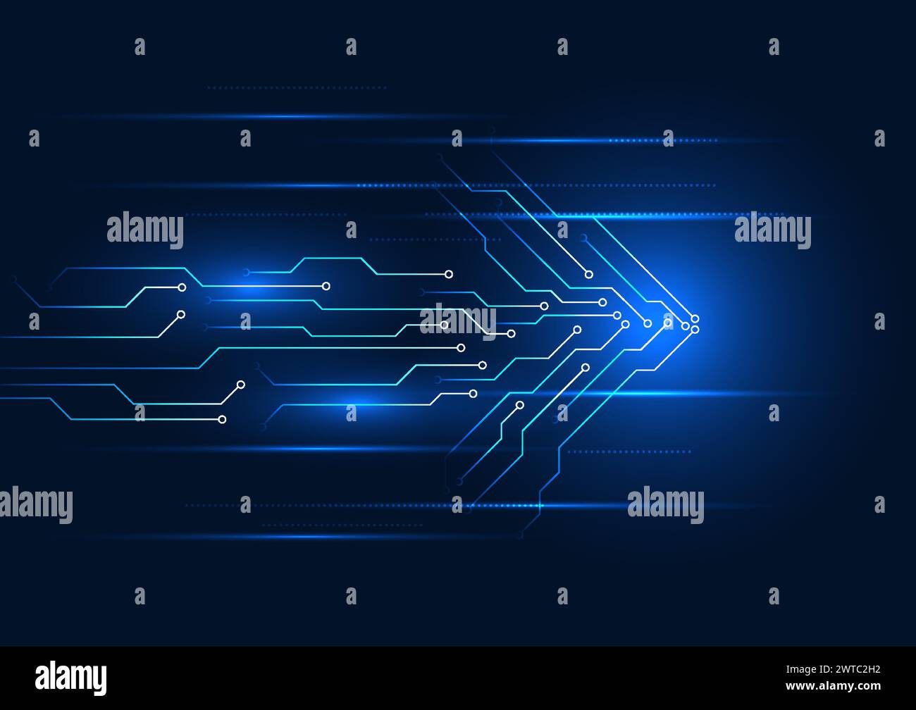 Arrow technology background, arrow technology circuit pattern It shows ...