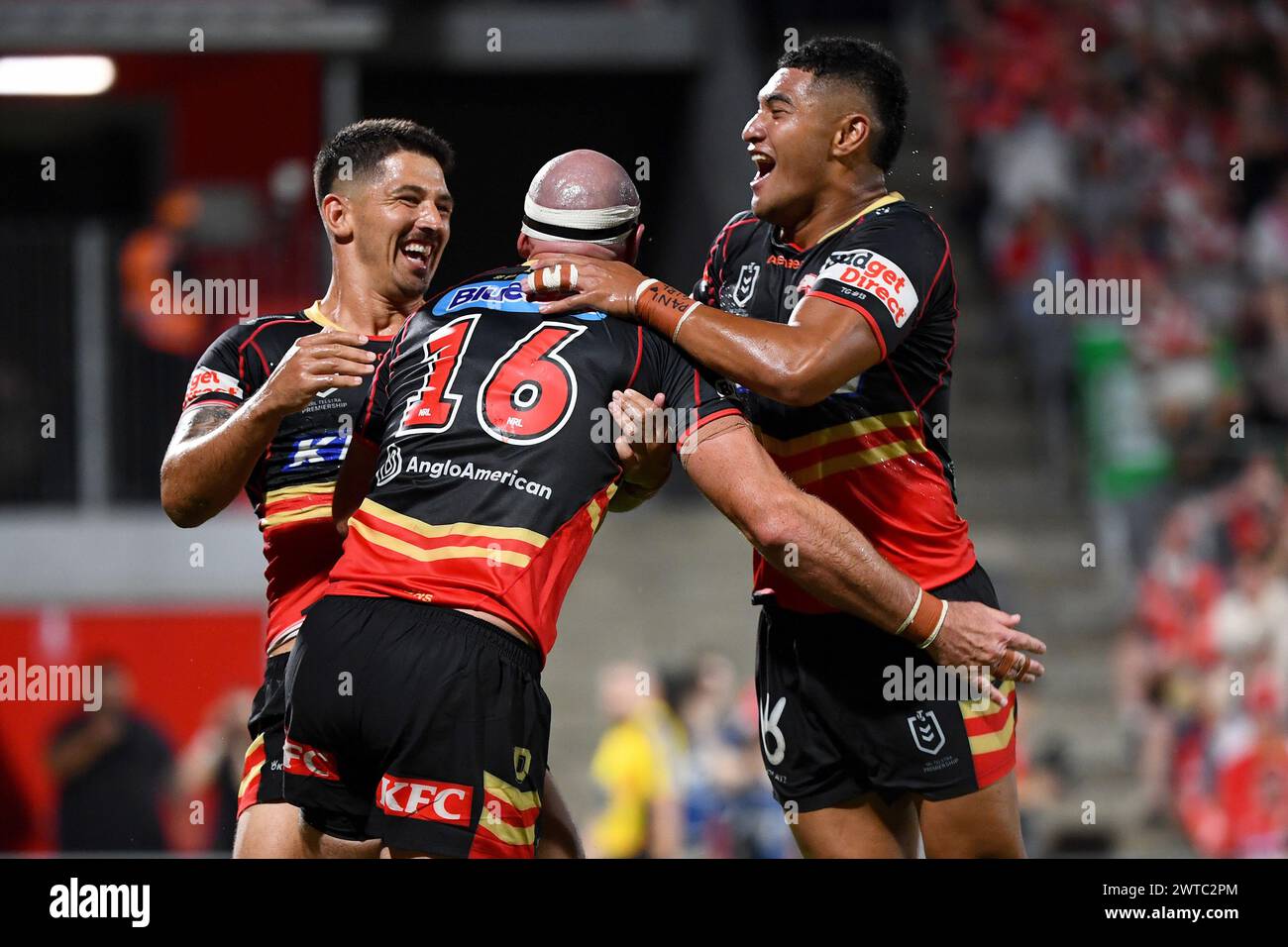 Brisbane, Australia. 17th Mar, 2024. Mark Nicholls of the Dolphins ...