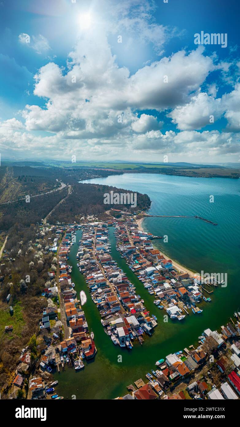 Aerial view of Chengene Skele - Fishing Village (Ribarsko Selishte ...