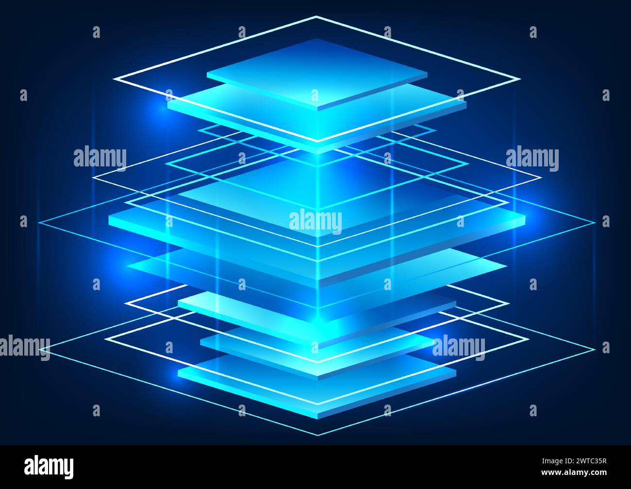 Placed network Stock Vector Images - Alamy