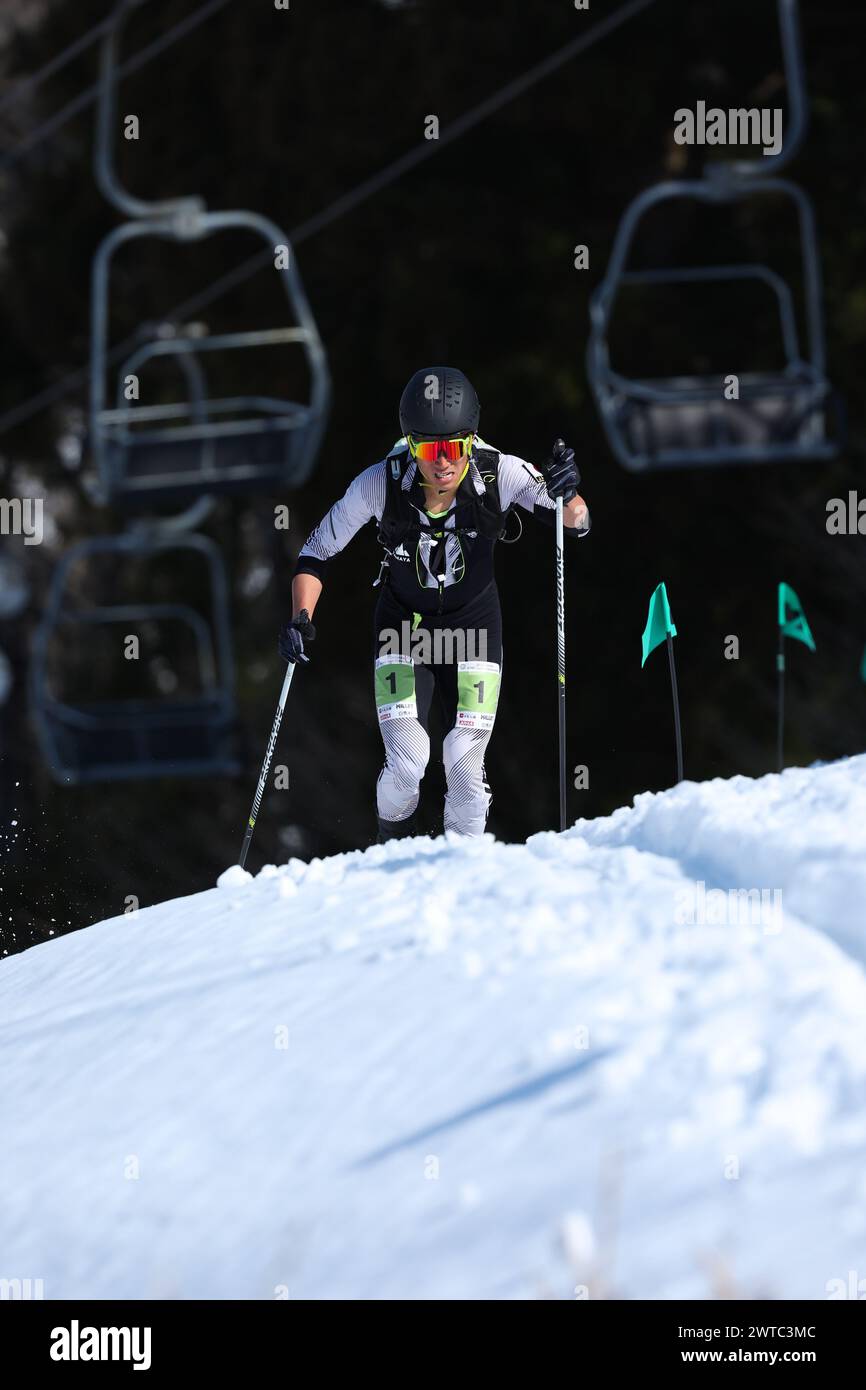 Nagano, Japan. 16th Mar, 2024. Tokutaro Shima Ski Mountaineering ...
