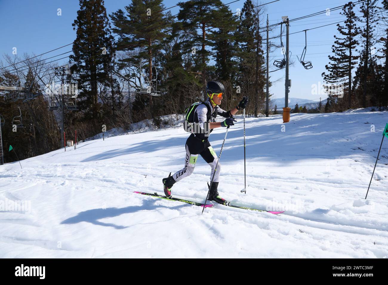 Nagano, Japan. 16th Mar, 2024. Tokutaro Shima Ski Mountaineering ...