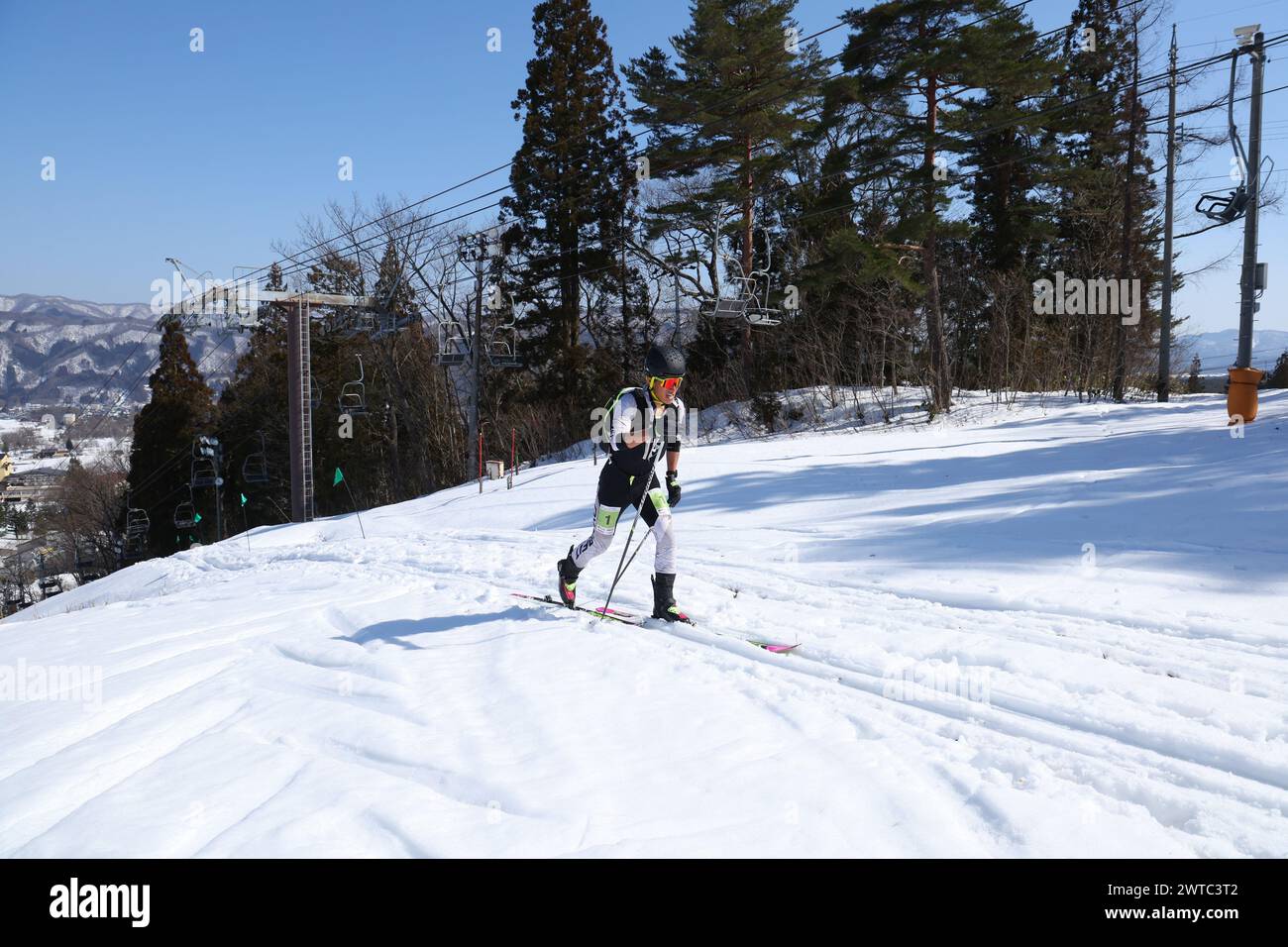 Nagano, Japan. 16th Mar, 2024. Tokutaro Shima Ski Mountaineering ...