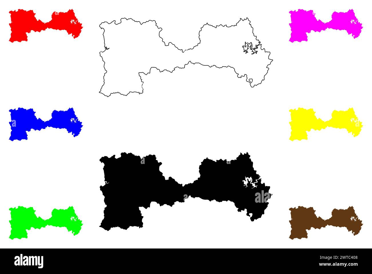 Benxi city (People's Republic of China, PRC) map vector illustration ...