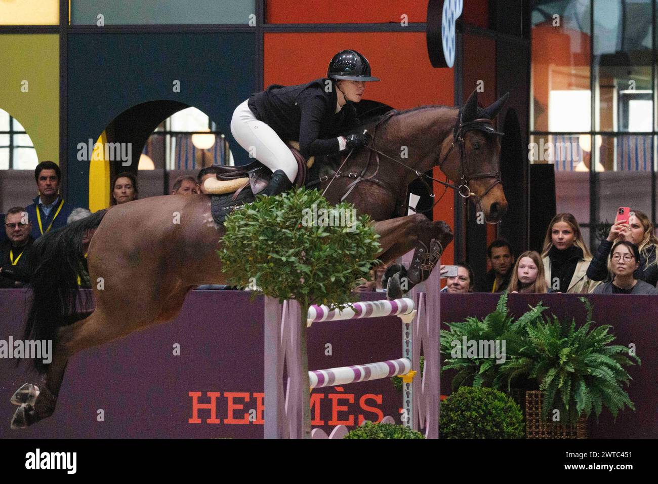 Paris, France. 16th Mar, 2024. Mylen KRUSE (GER) riding Chaccmo during ...