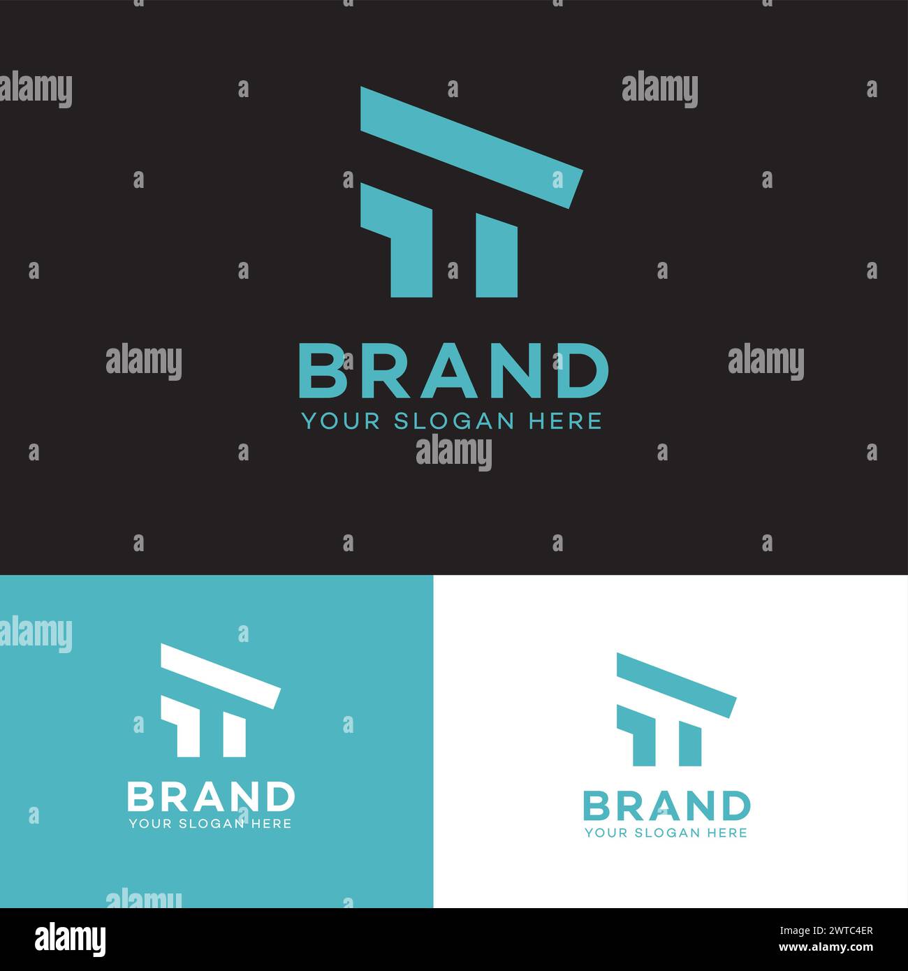 T Letter Logo Icon Brand Identity Sign. T Letter Symbol Template Stock ...