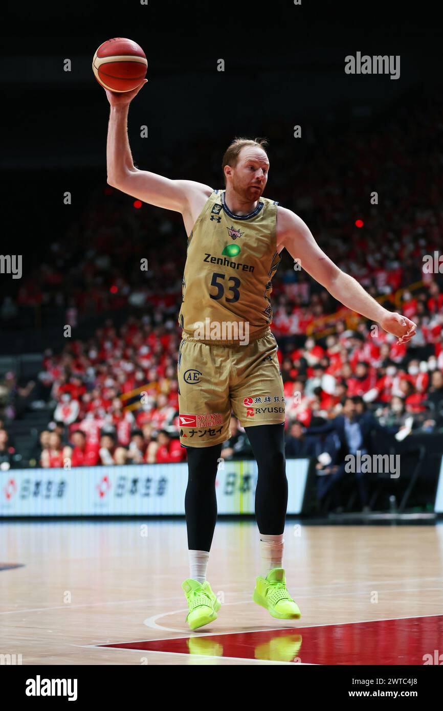 Alex Kirk (Golden Kings), MARCH 16, 2024 - Basketball : Emperor's Cup ...
