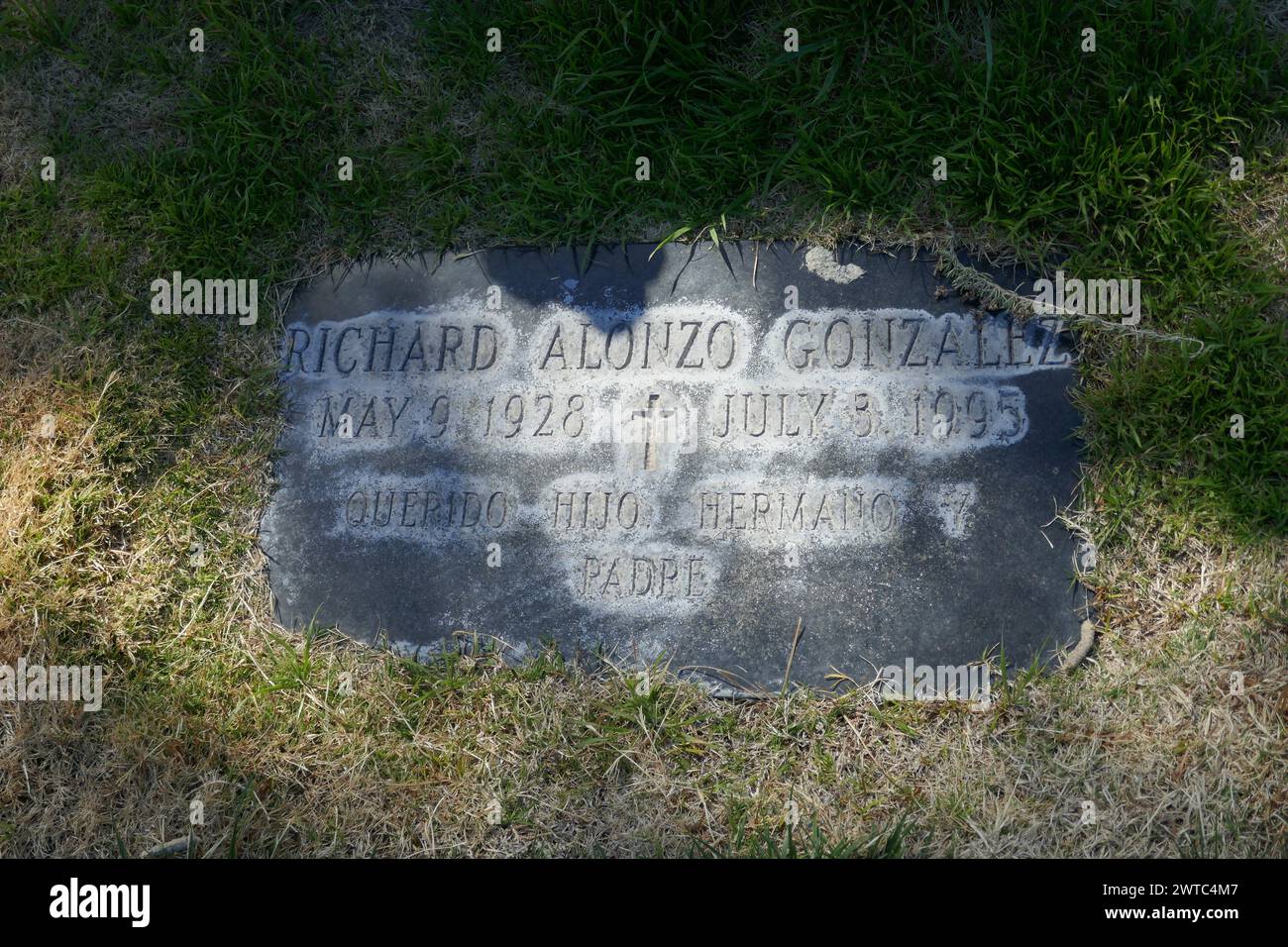 Las Vegas, Nevada, USA 8th March 2024 Tennis Player Pancho Gonzales Grave, aka Richard Alonzo ...