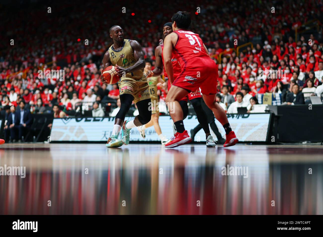 Saitama, Japan. 16th Mar, 2024. Allen Durham (Golden Kings) Basketball ...