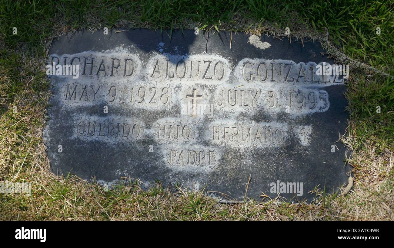 Las Vegas, Nevada, USA 8th March 2024 Tennis Player Pancho Gonzales Grave, aka Richard Alonzo ...