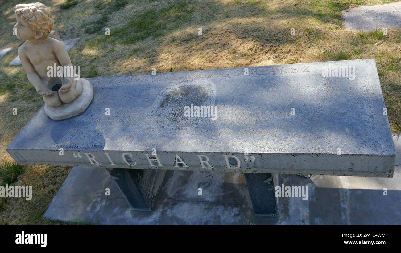 Las Vegas, Nevada, USA 8th March 2024 Tennis Player Pancho Gonzales Grave, aka Richard Alonzo ...
