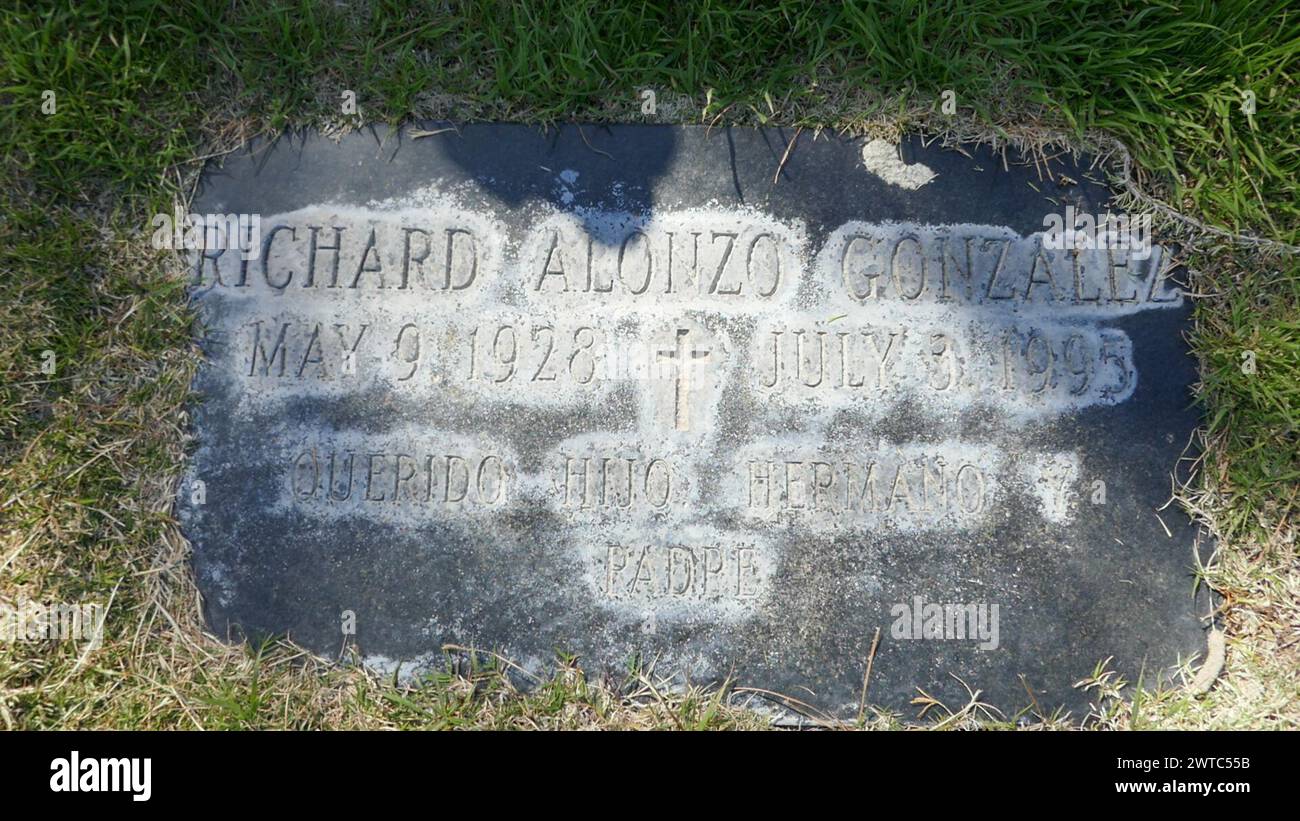 Las Vegas, Nevada, USA 8th March 2024 Tennis Player Pancho Gonzales Grave, aka Richard Alonzo ...