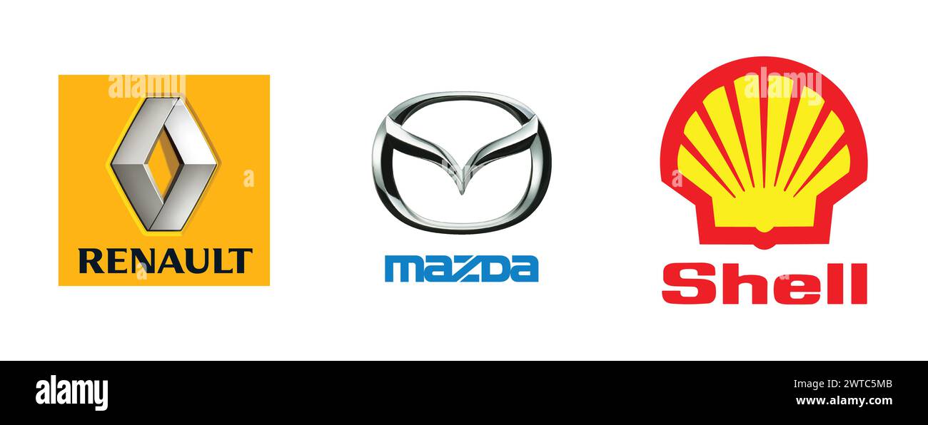 Shell garage sign Stock Vector Images - Alamy