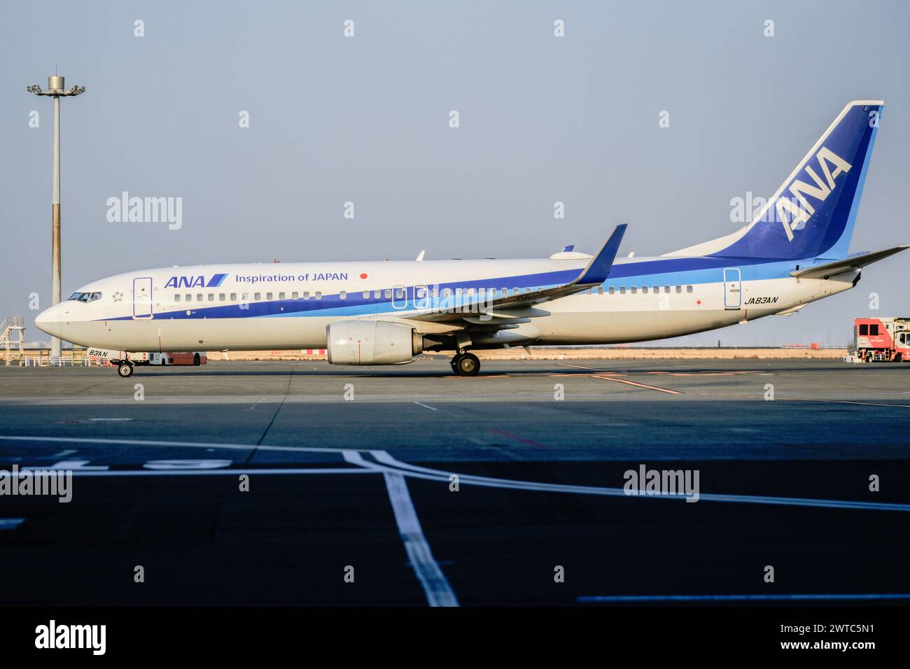 Tokyo, Japan. 16th Mar, 2024. All Nippon Airways (ANA) airplanes seen at the Tokyo International ...