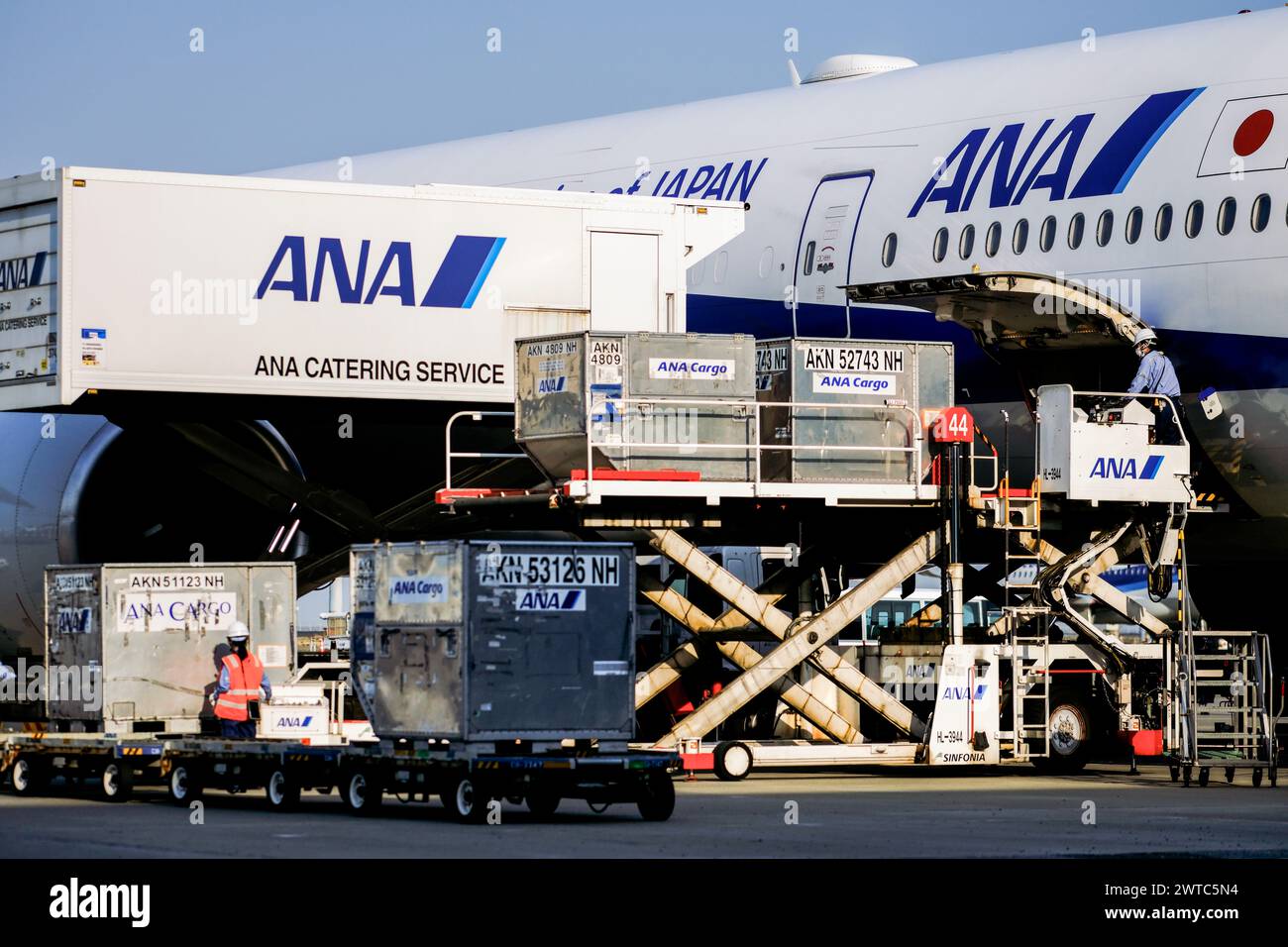 Tokyo, Japan. 16th Mar, 2024. All Nippon Airways (ANA) airplanes seen ...