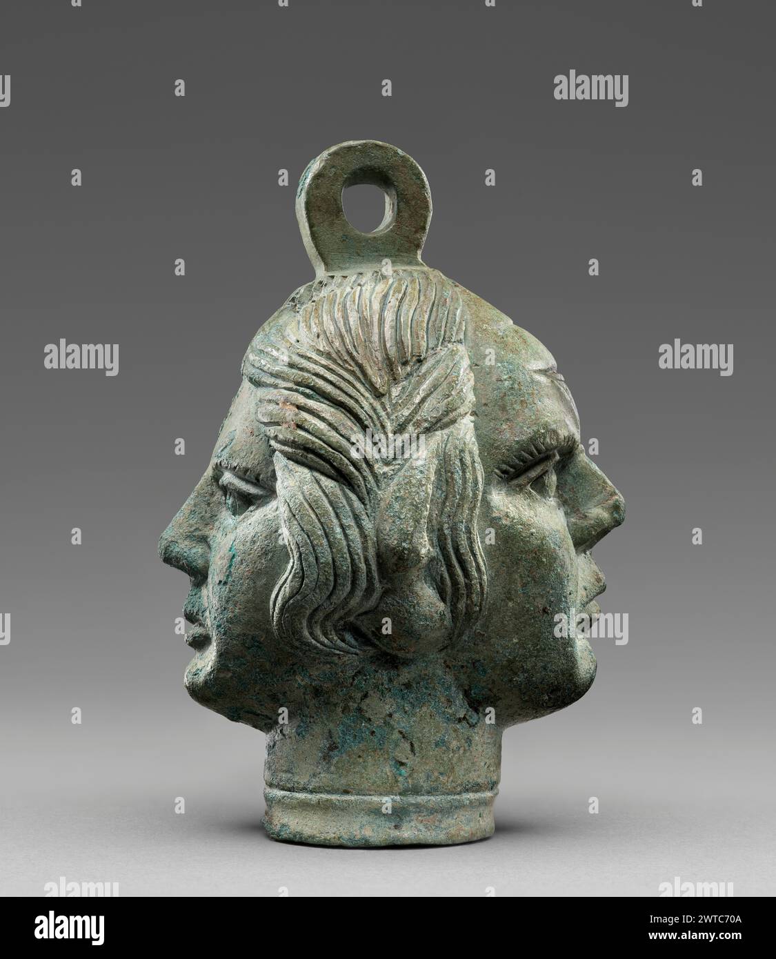 Weight with Heads of a Maenad and a Satyr. Unknown 300–100 B.C. A ...