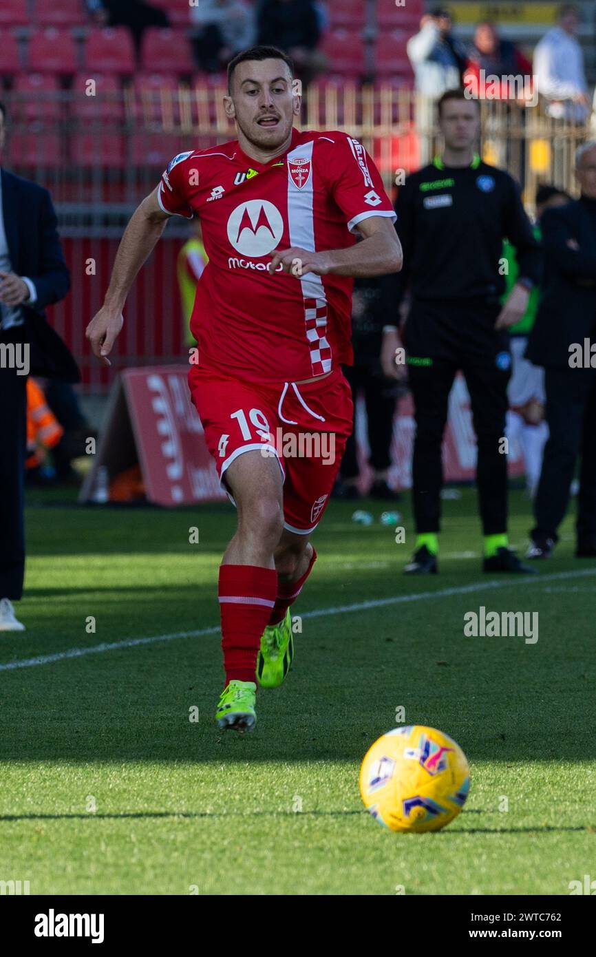 Samuele Birindelli in action during the Serie A football match between ...