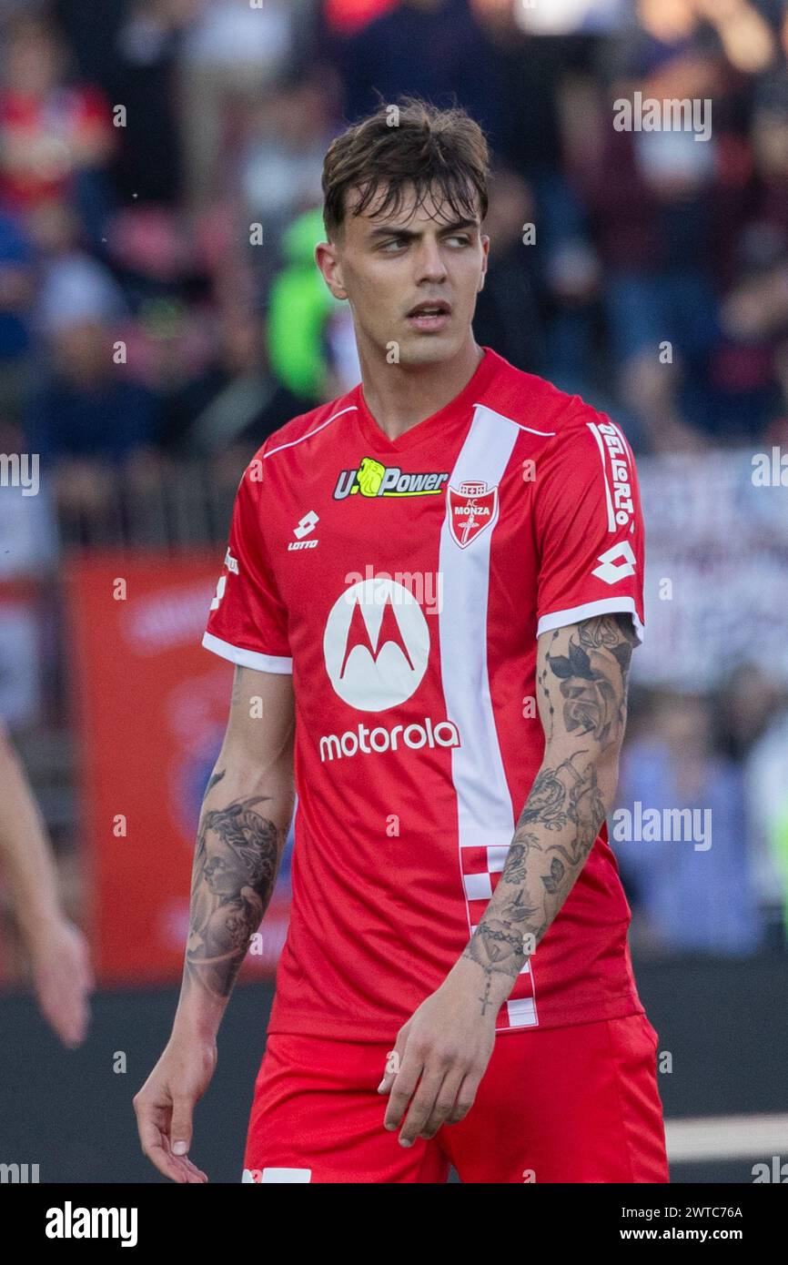 Daniel Maldini in action during the Serie A football match between AC ...