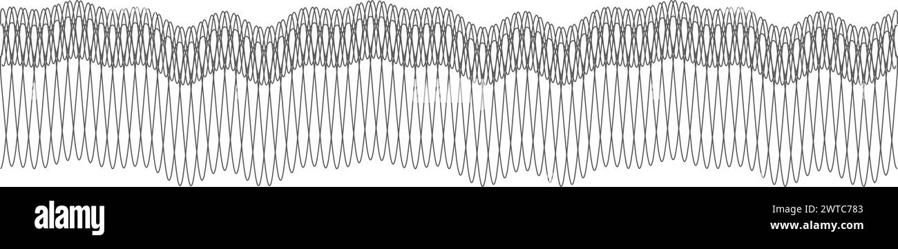 Money watermark border. Guilloche line pattern template Stock Vector ...