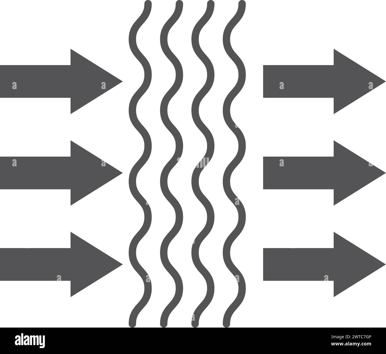 Flow direction arrow hi-res stock photography and images - Alamy