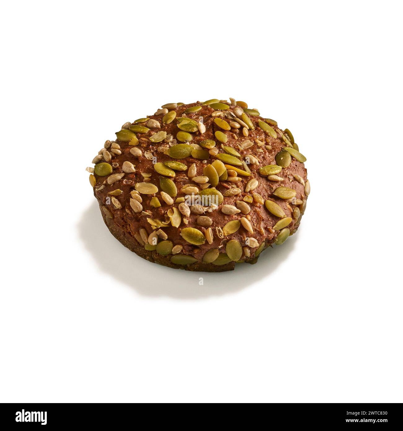 Fast food isolated on white background. bun top view. closeup of junk ...