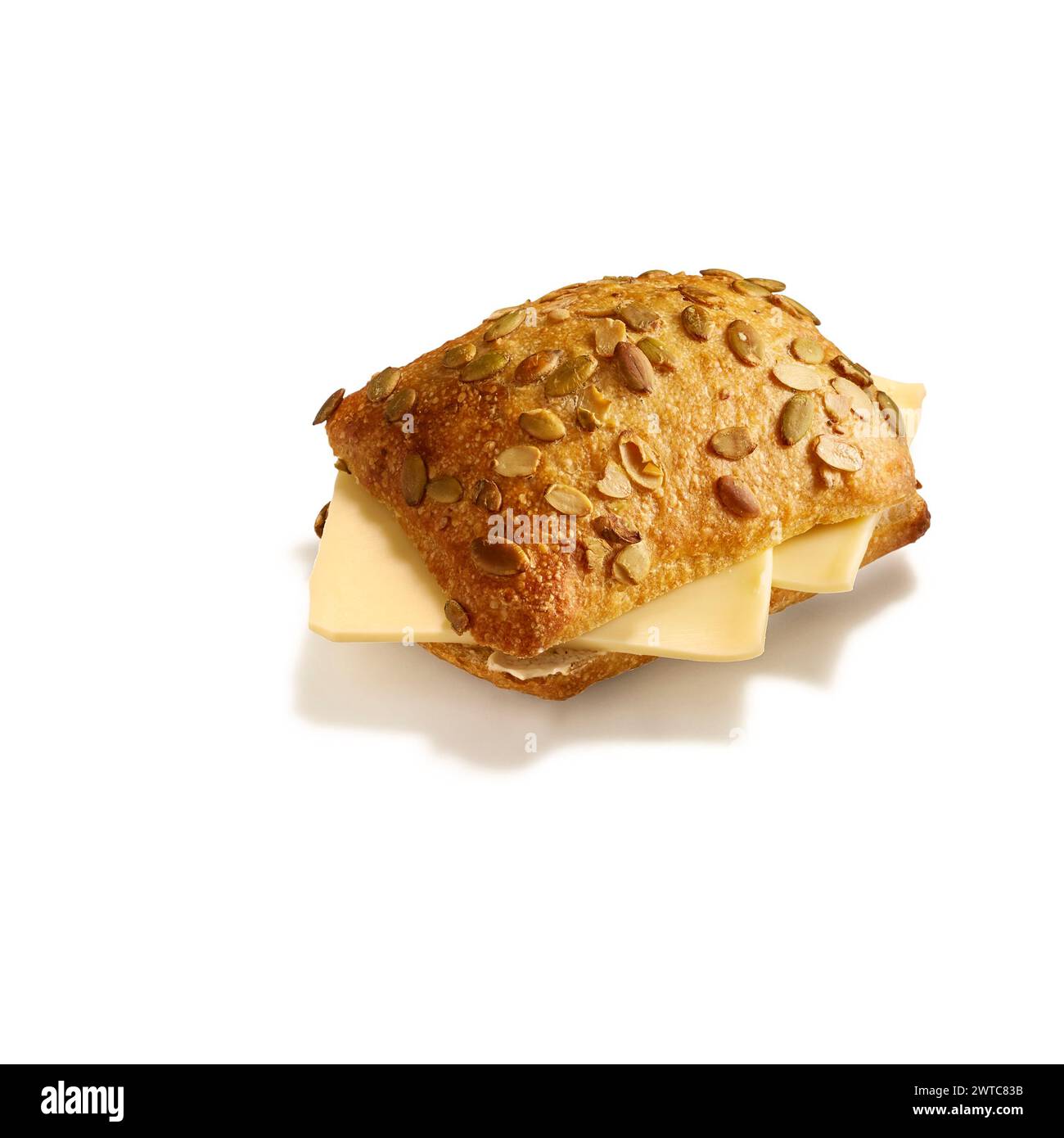 Fast food isolated on white background. burger top view. closeup of ...