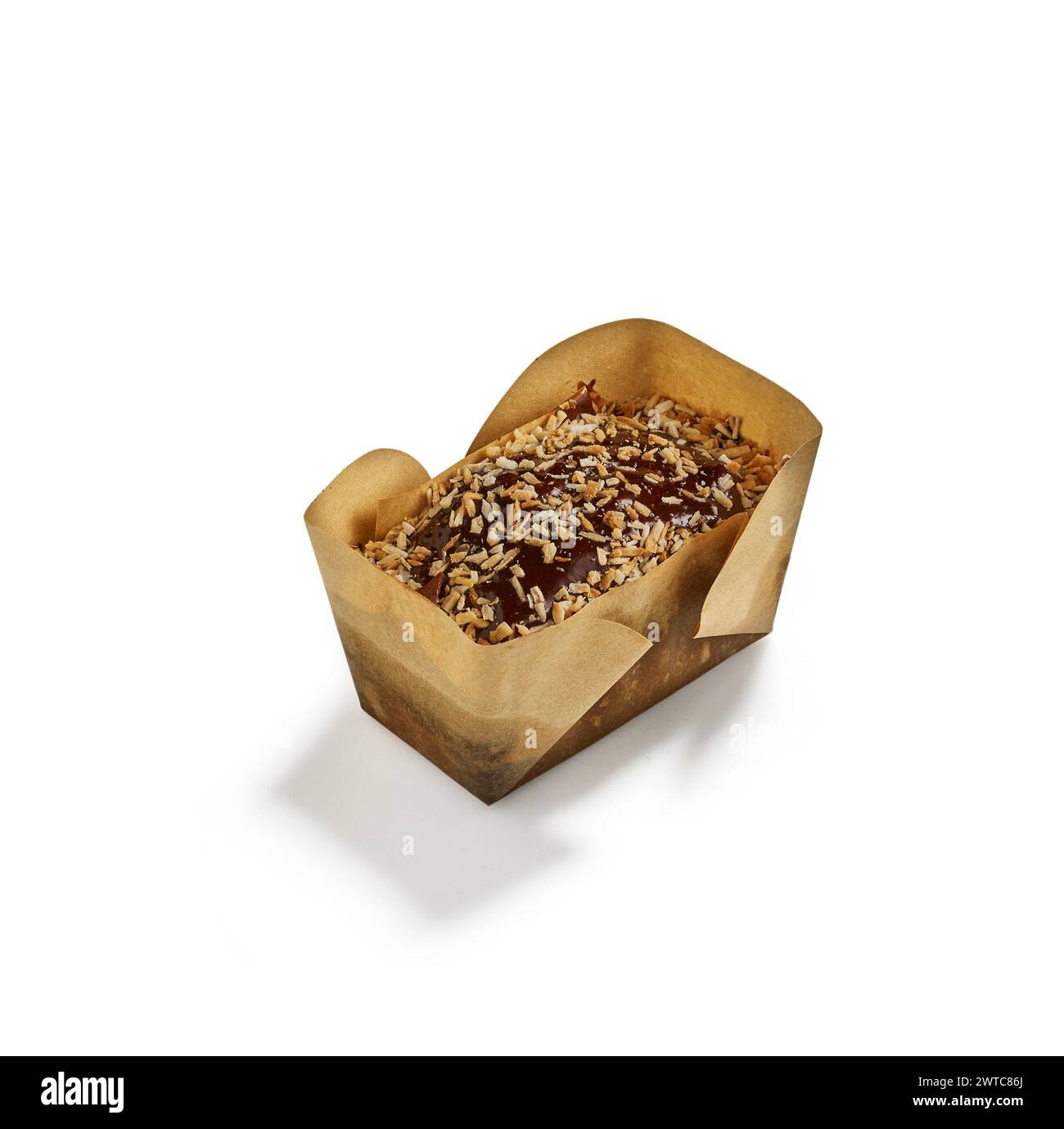 Fast food isolated on white background. top view. closeup of junk foods ...